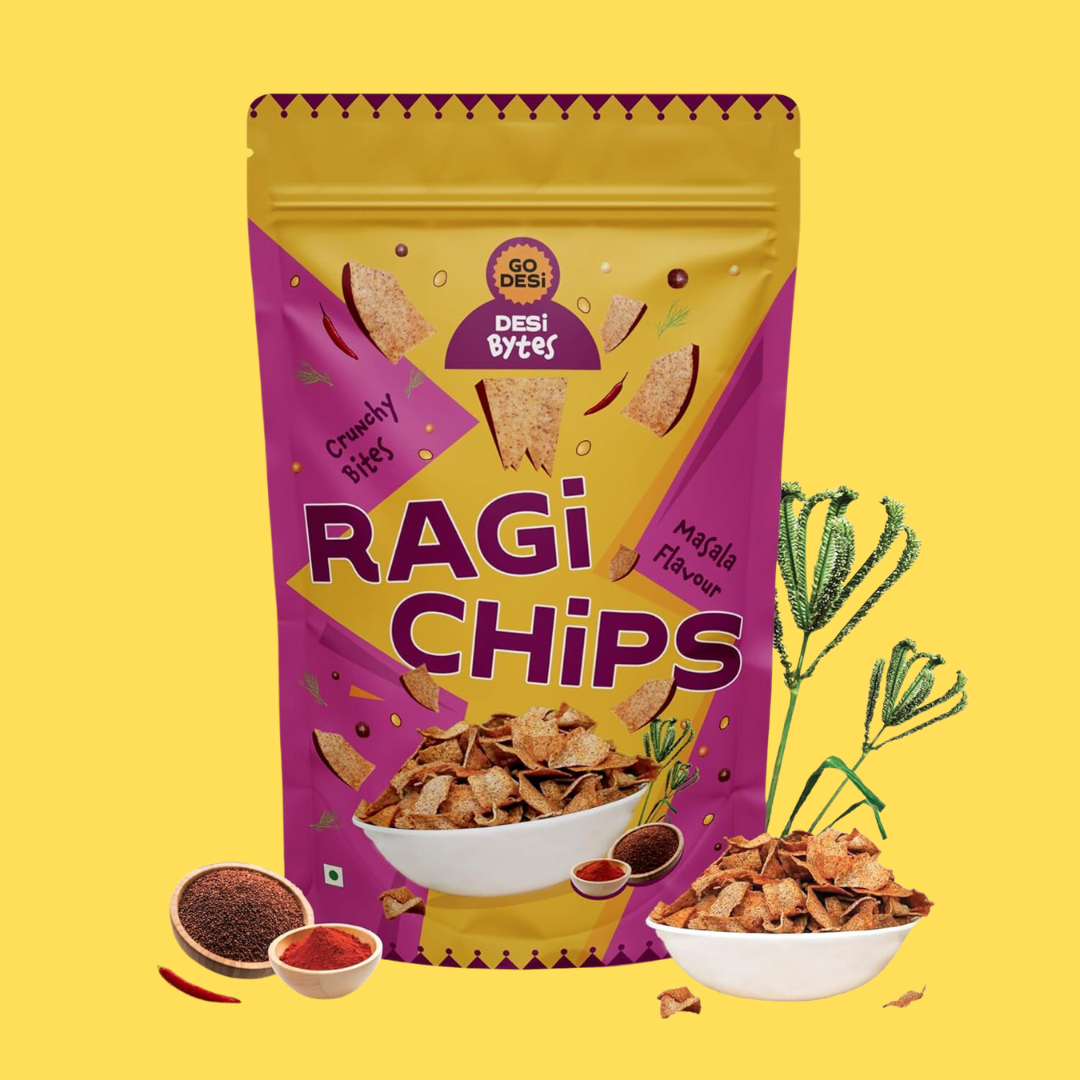 Ragi Chips | Baked | All-day Snacks | 250 gms