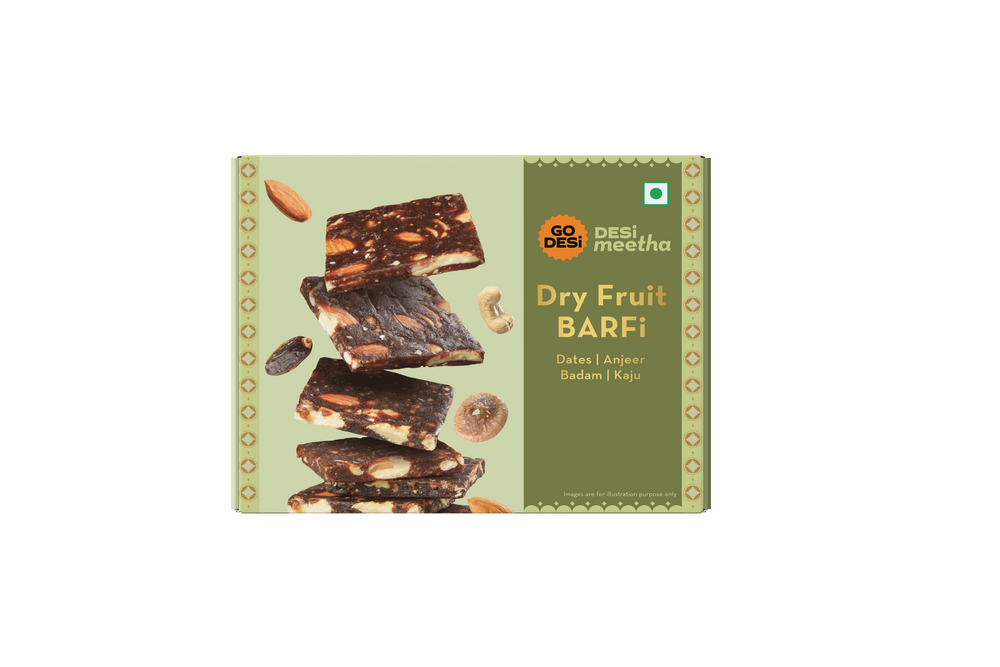 Dry-Fruit Date Bars | No Refined Sugar – 100% Natural | Anjeer, Dates,