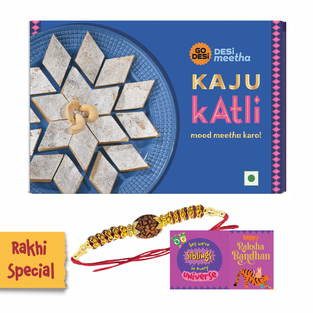 Kaju Katli Box | Desi Meetha | Classic Sweets | Rich Indian Mithai - P