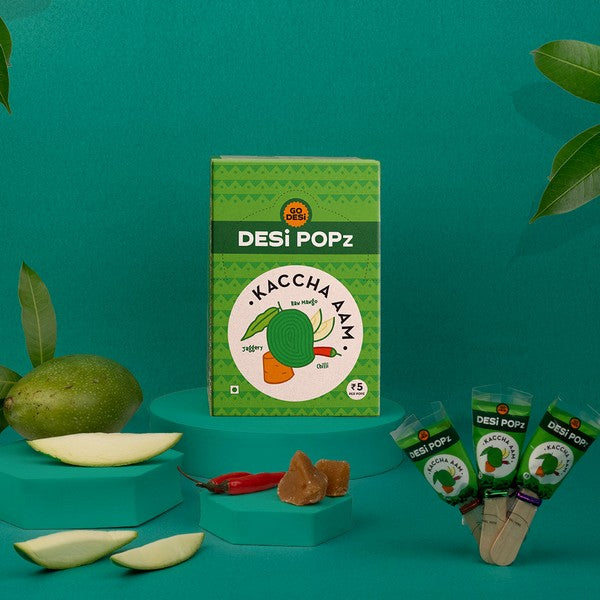 Kaccha Aam Popz | 100% Natural - Sour Raw Mango & Jaggery | Hand-made